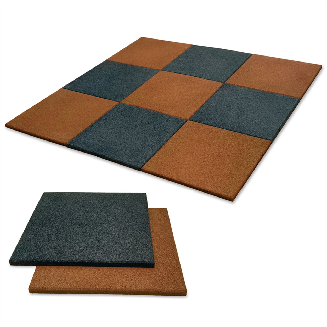 Rubber Tiles, Gym Sports Flooring Tiles, Badminton Court Flooring ...